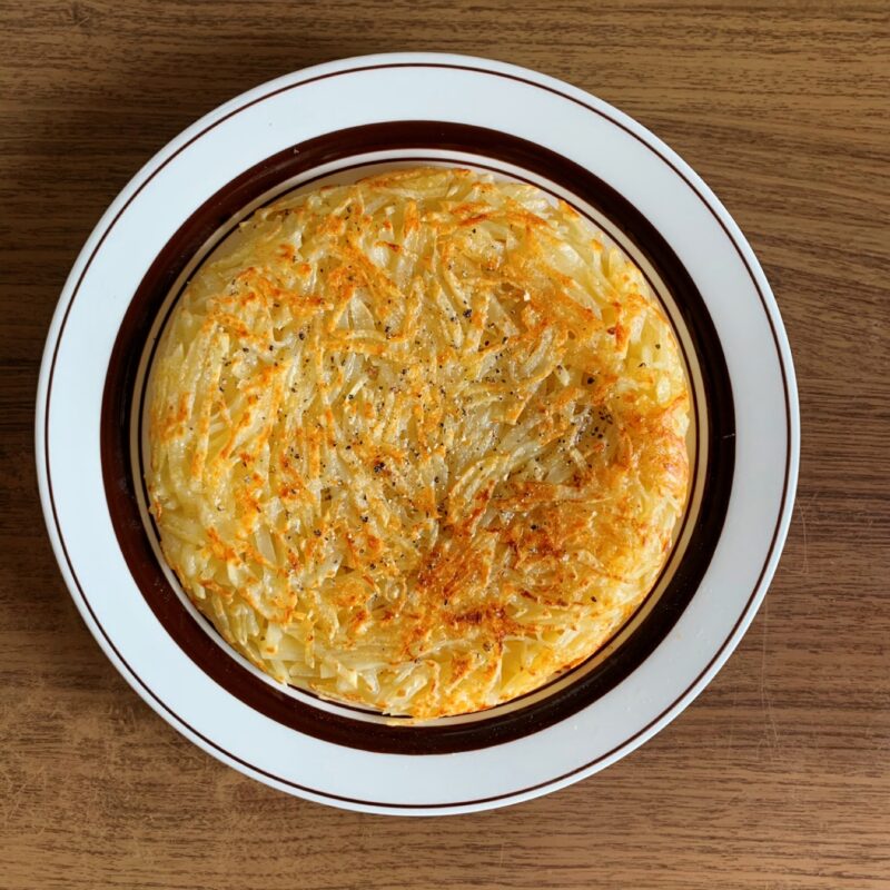 Grated Yam Teppanyaki (Tororo gratin) - Japanese recipe