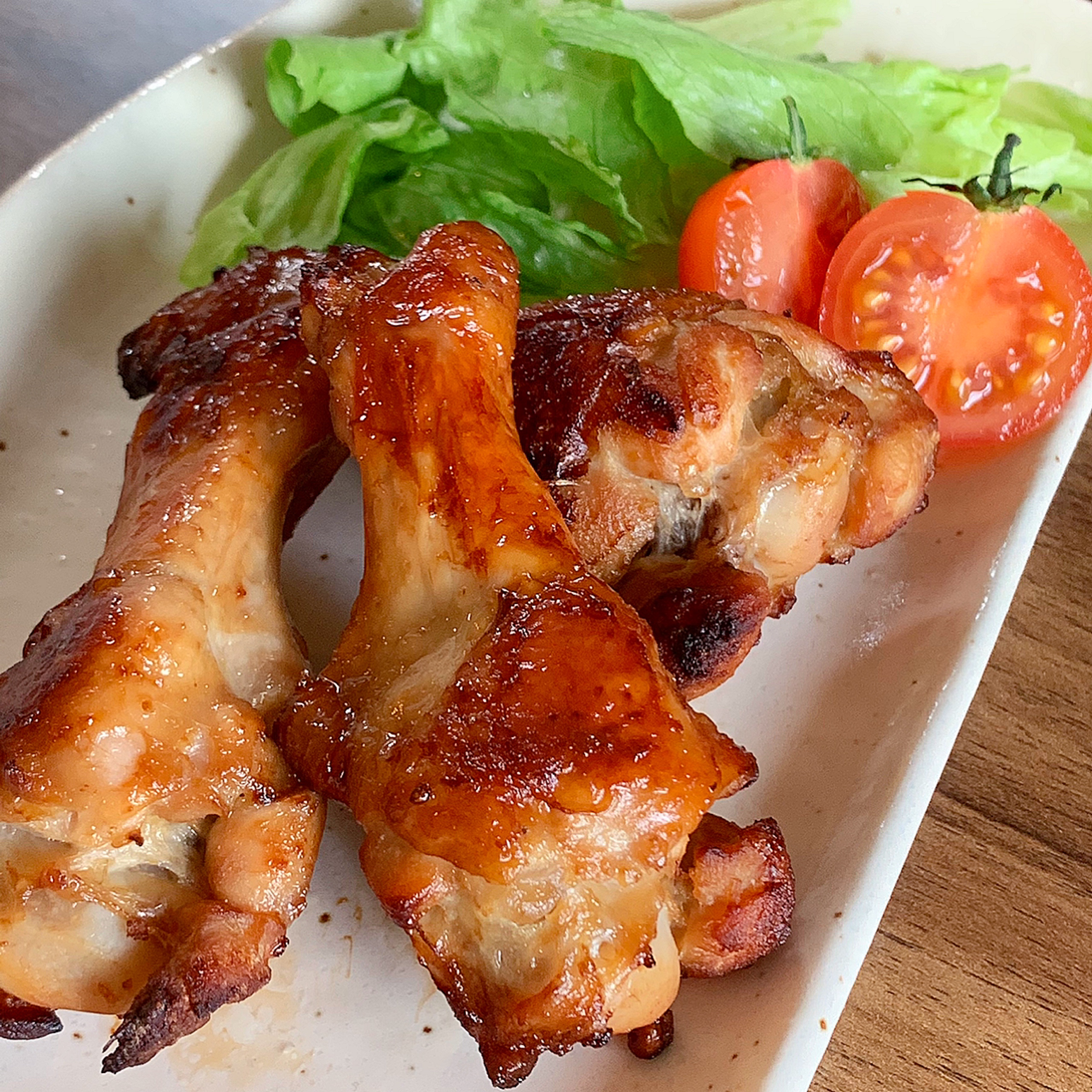 Oven-Roasted Japanese Garlic Soy Sauce Chicken Drumettes (Tebamoto)
