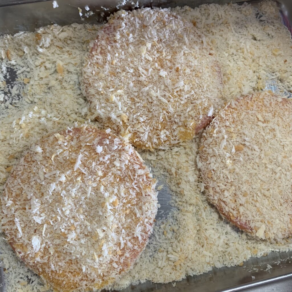 Old-Fashioned Ham Katsu ( Ham Cutlet) - Japanese recipe