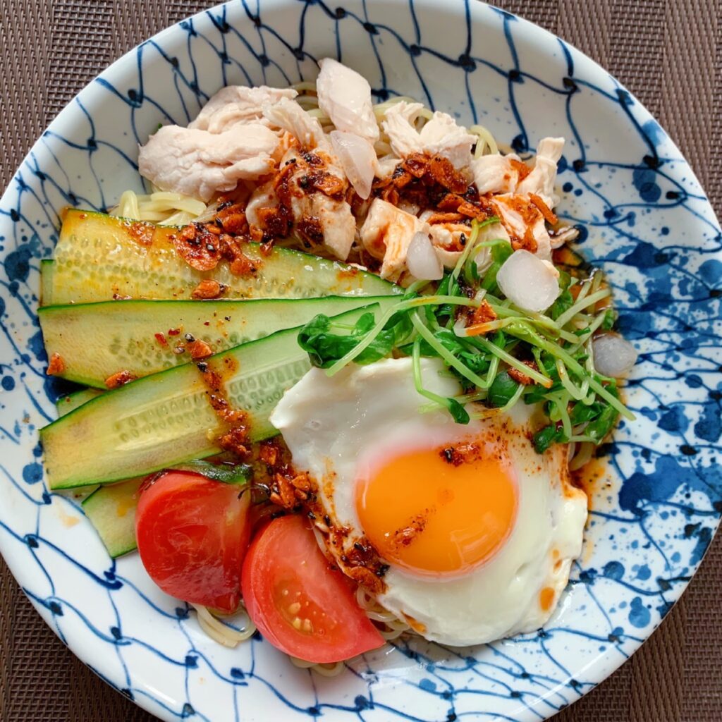 Hiyashi Chuka (Cold Ramen noodle salad) - Japanese recipe