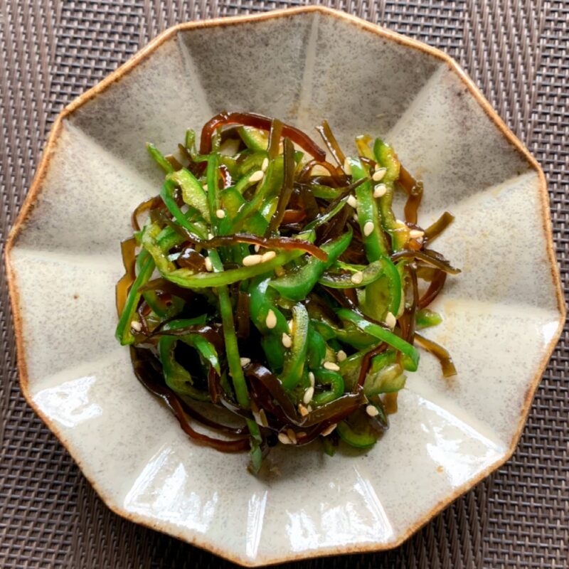 Hijiki Nimono (Hijiki Seaweed salad) - Japanese recipe
