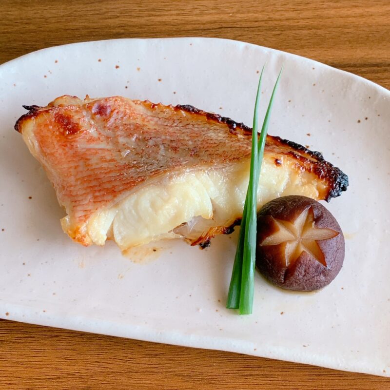 Steamed Sawara Fish (Spanish Mackerel) With Unique Ume Sauce