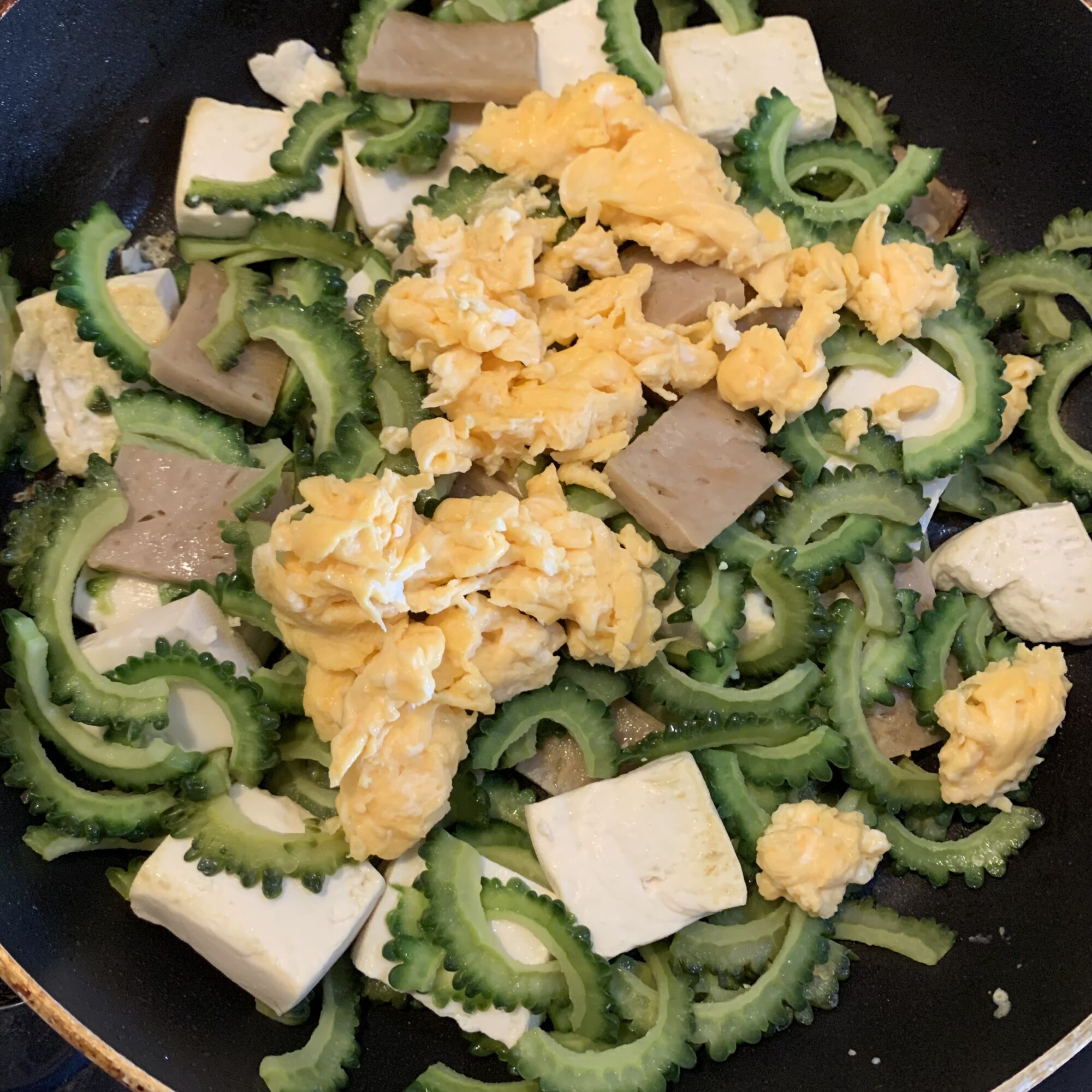 Goya Champuru : Bitter Melon & Spam Stir-Fry - Japanese recipe