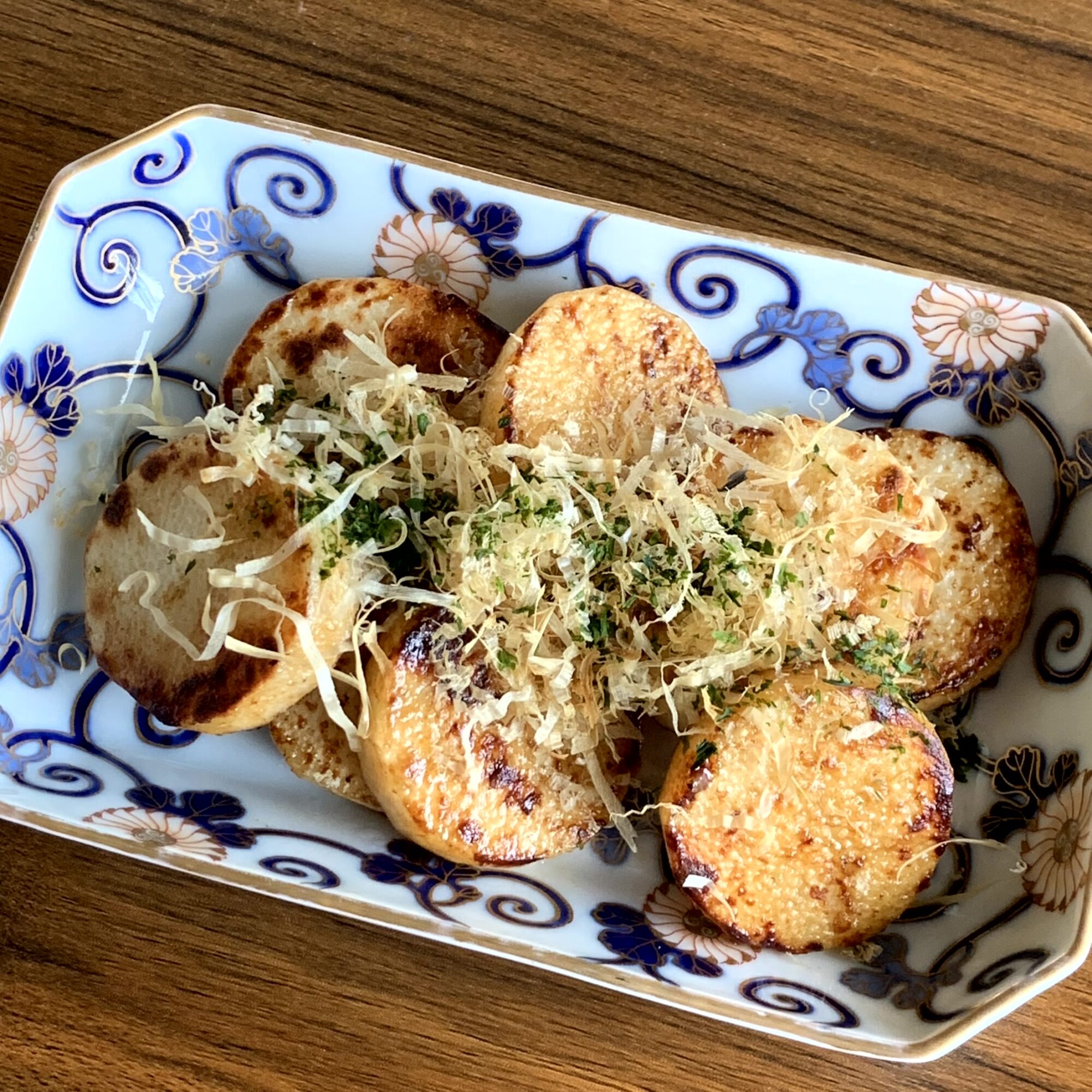 Nagaimo Steak (Yam with butter soy sauce) - Japanese recipe