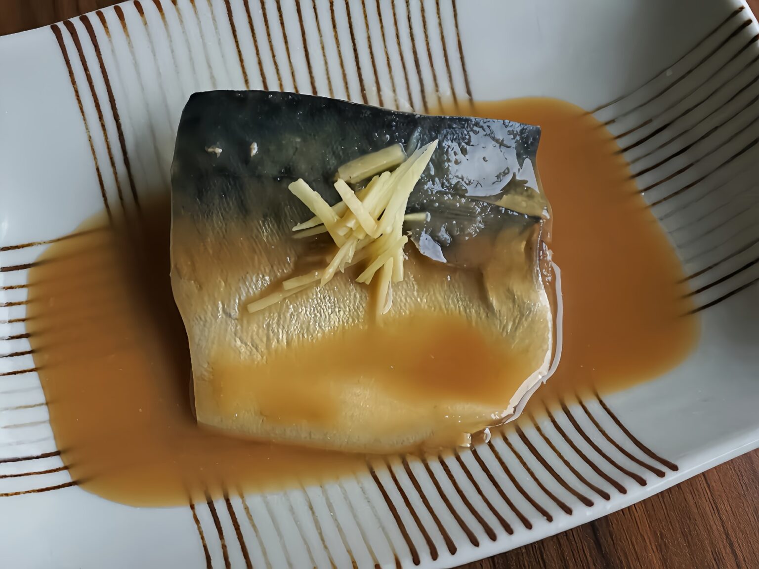 Saba Misoni (Mackerel simmered in miso) - Japanese recipe