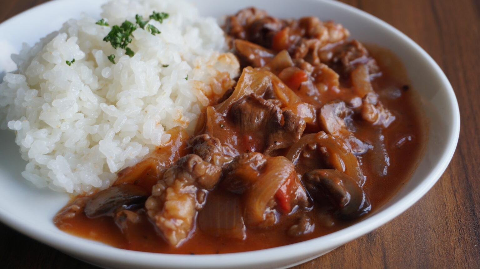 Hayashi Rice (Japanese Beef Stew Rice) - Japanese recipe