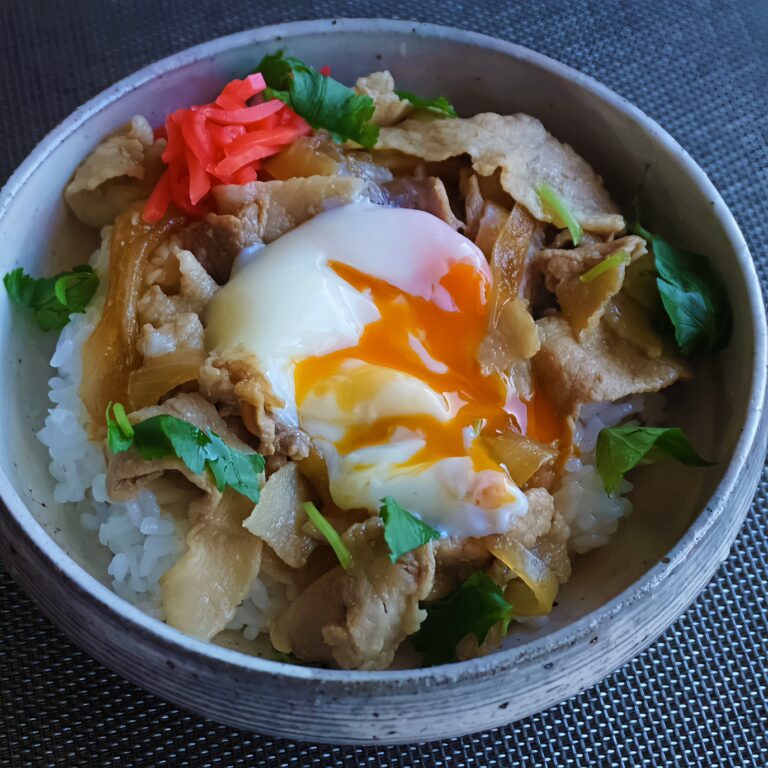 Sukiya Style 3-Cheese Gyudon: Japanese Beef Bowl Recipe