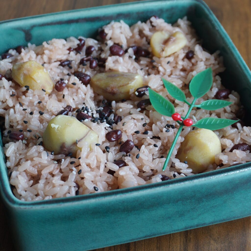 Sekihan (Azuki Red Bean Rice) - Japanese recipe